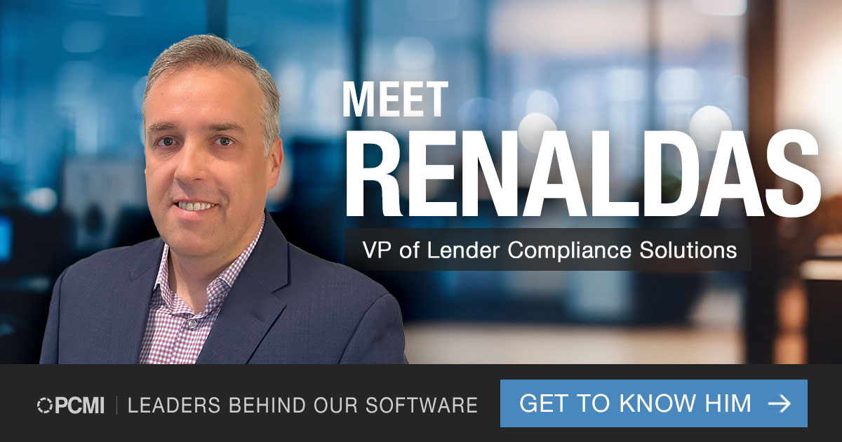 Renaldas Budrys - VP of Lender Compliance Solutions | PCMI